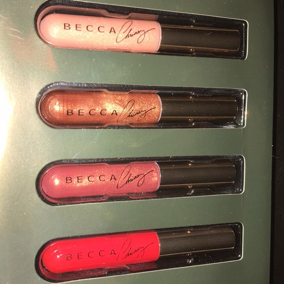 BECCA | Makeup | Nib Becca Chrissy Cravings Lip Icing Gloss Set | Poshmark